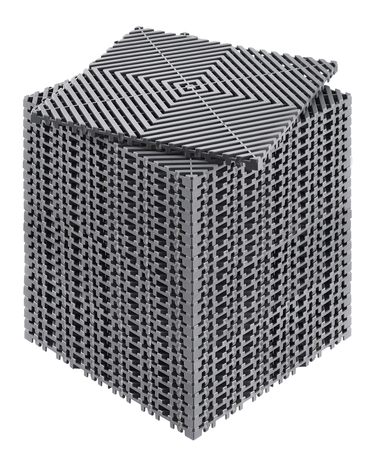 VEVOR Interlocking Drainage Mat, 12” x 12” Modular Interlocking Cushion ...