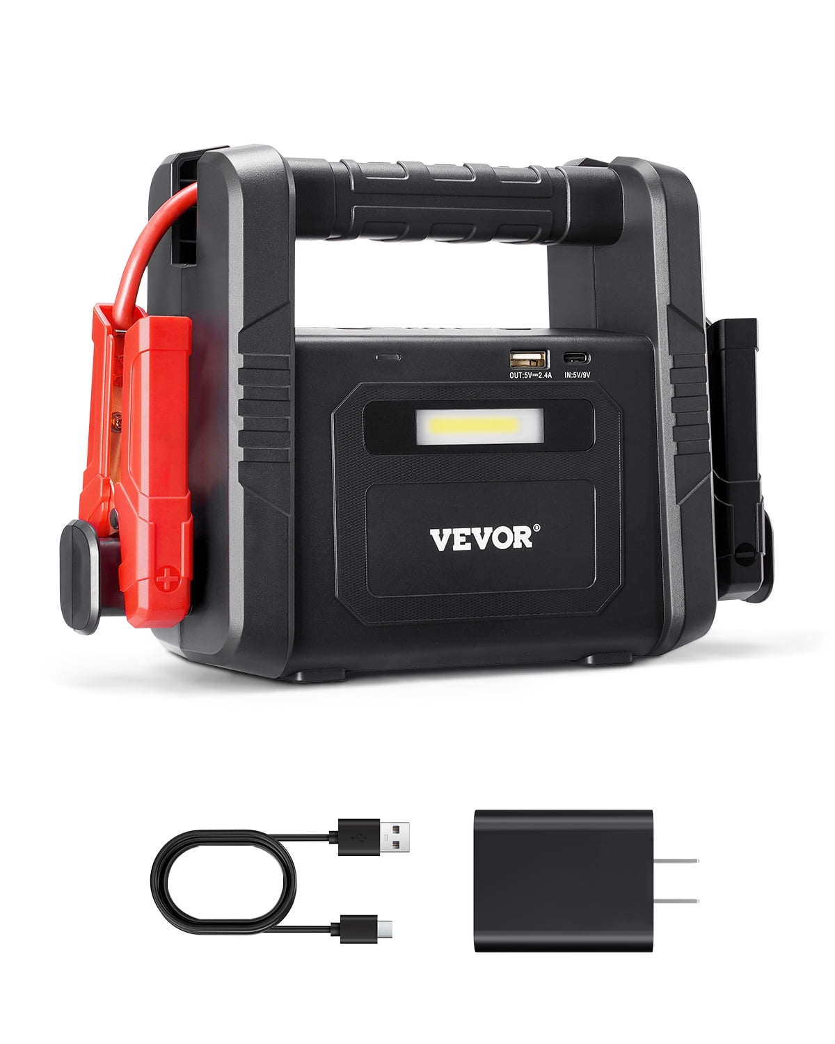 VEVOR Jump Starter,4000A Peak, Car Battery Starter Power Pack, Portable ...