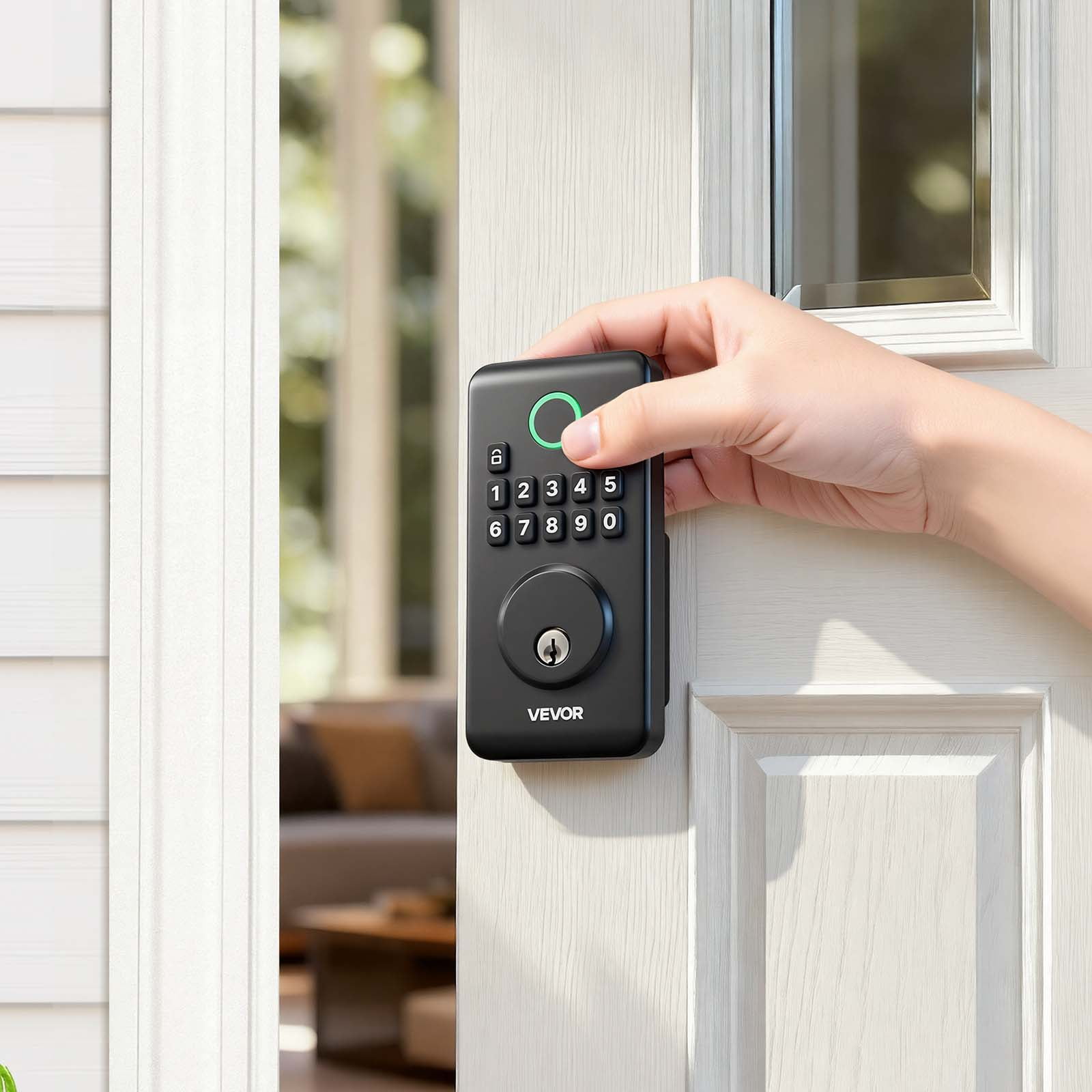 VEVOR Keyless Entry Door Lock, Electronic Deadbolt with Customizable ...