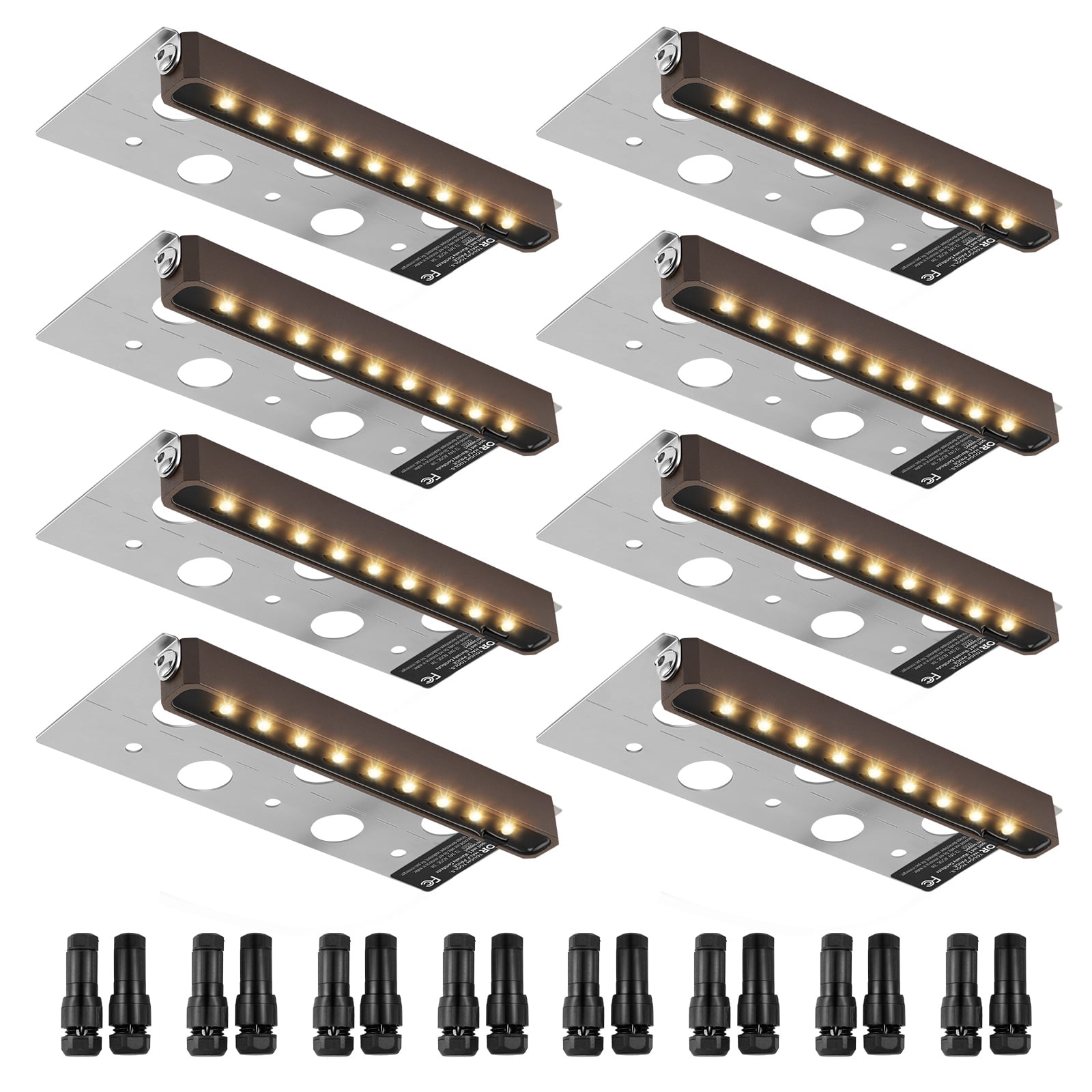 VEVOR LED Landscape Illumination, 6.8'' Wall Retention Lighting,3W 12V ...