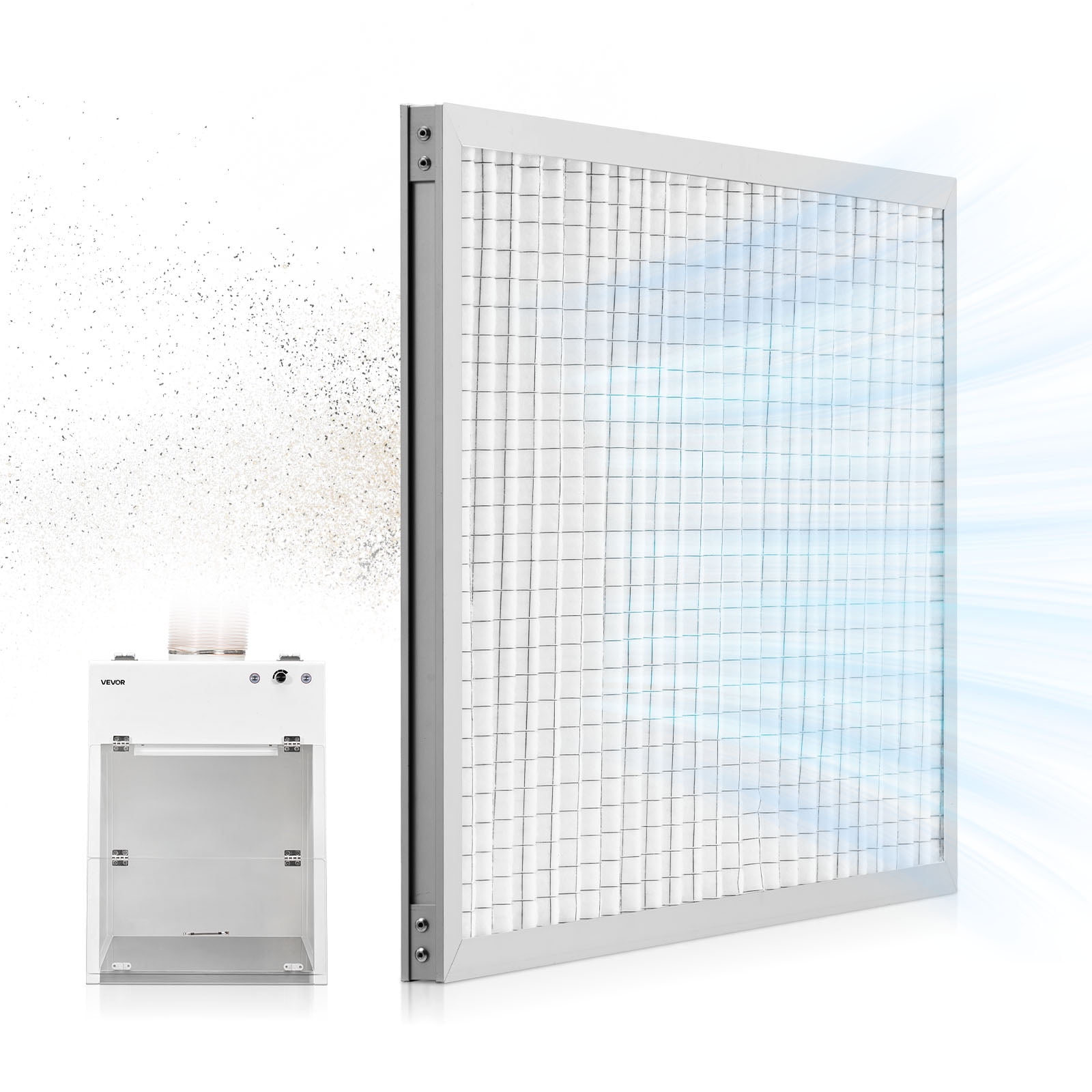 VEVOR Lab Fume Hood Filter 23.70 x 15.04 x 0.83 in, 5 Pieces ...