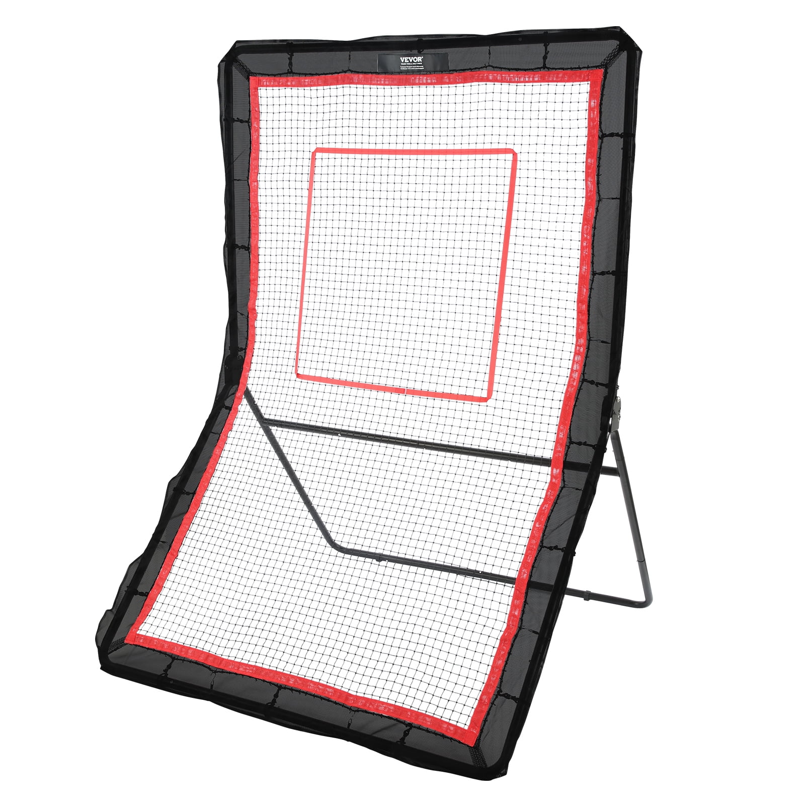 VEVOR Lacrosse Rebounder for Backyard, 5x7 Ft Volleyball Bounce Back ...