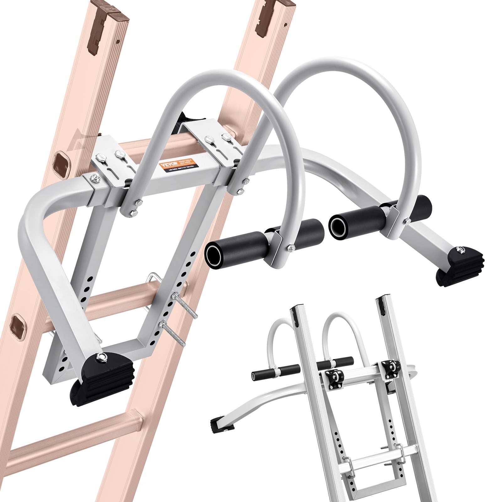 VEVOR Ladder Stabilizer, 2 in 1 Extension Wall Ladder Standoff Hook ...