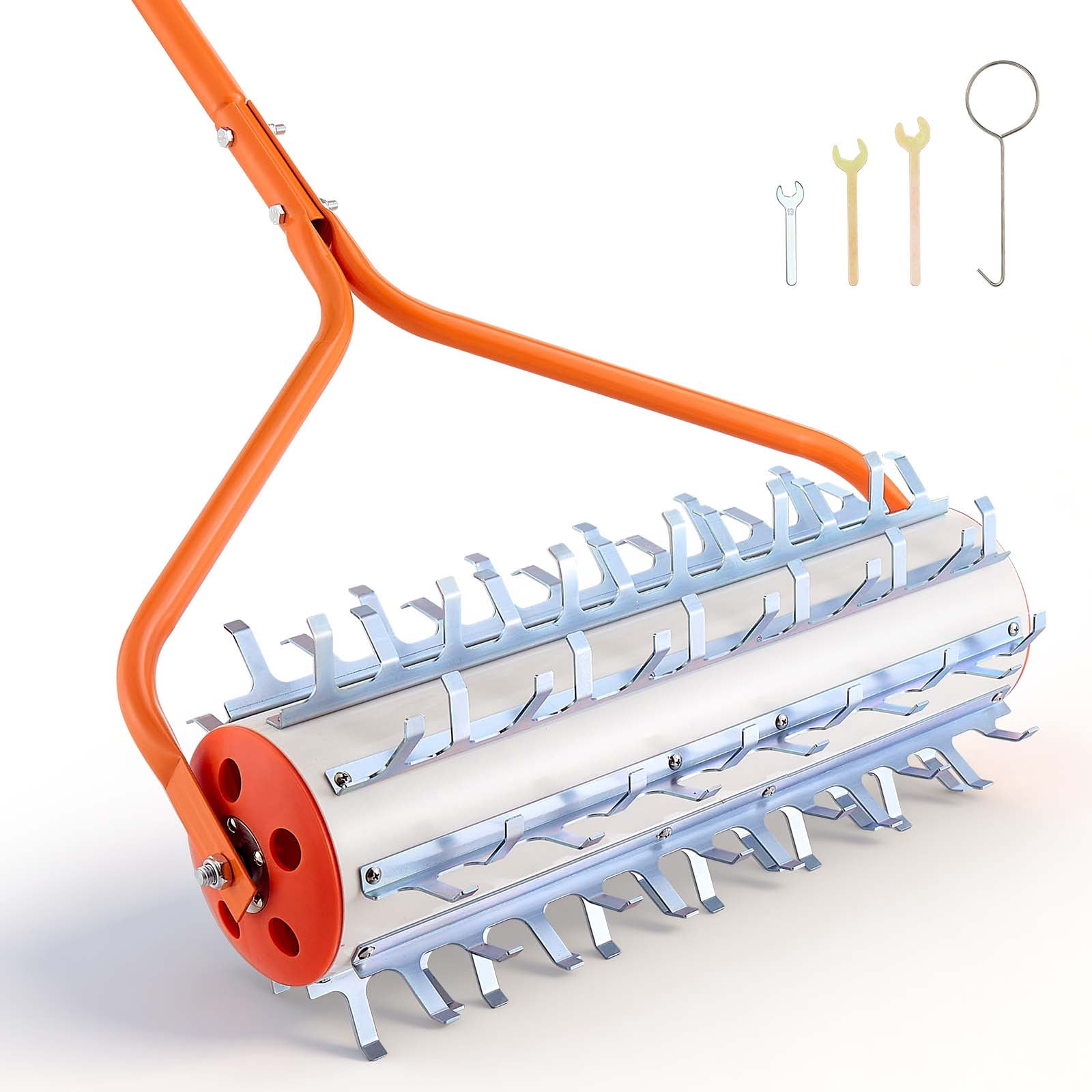 VEVOR Lake Weed Roller, 12 ft Lake & Pond Weed Removal Tool, Muck Razer ...