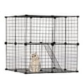 VEVOR Large 2-tier Cat Cage, 28 x 28 x 28", DIY Detachable Metal Wire ...