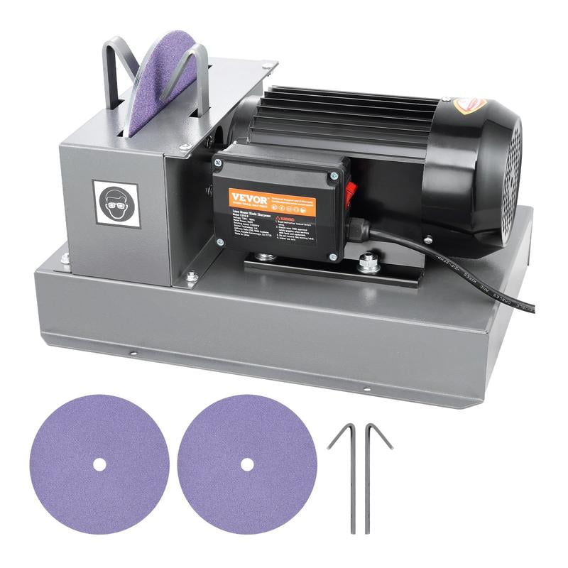 VEVOR Lawn Mower Blade Sharpener, 1HP 750W Lawnmower Blade Sharpener ...