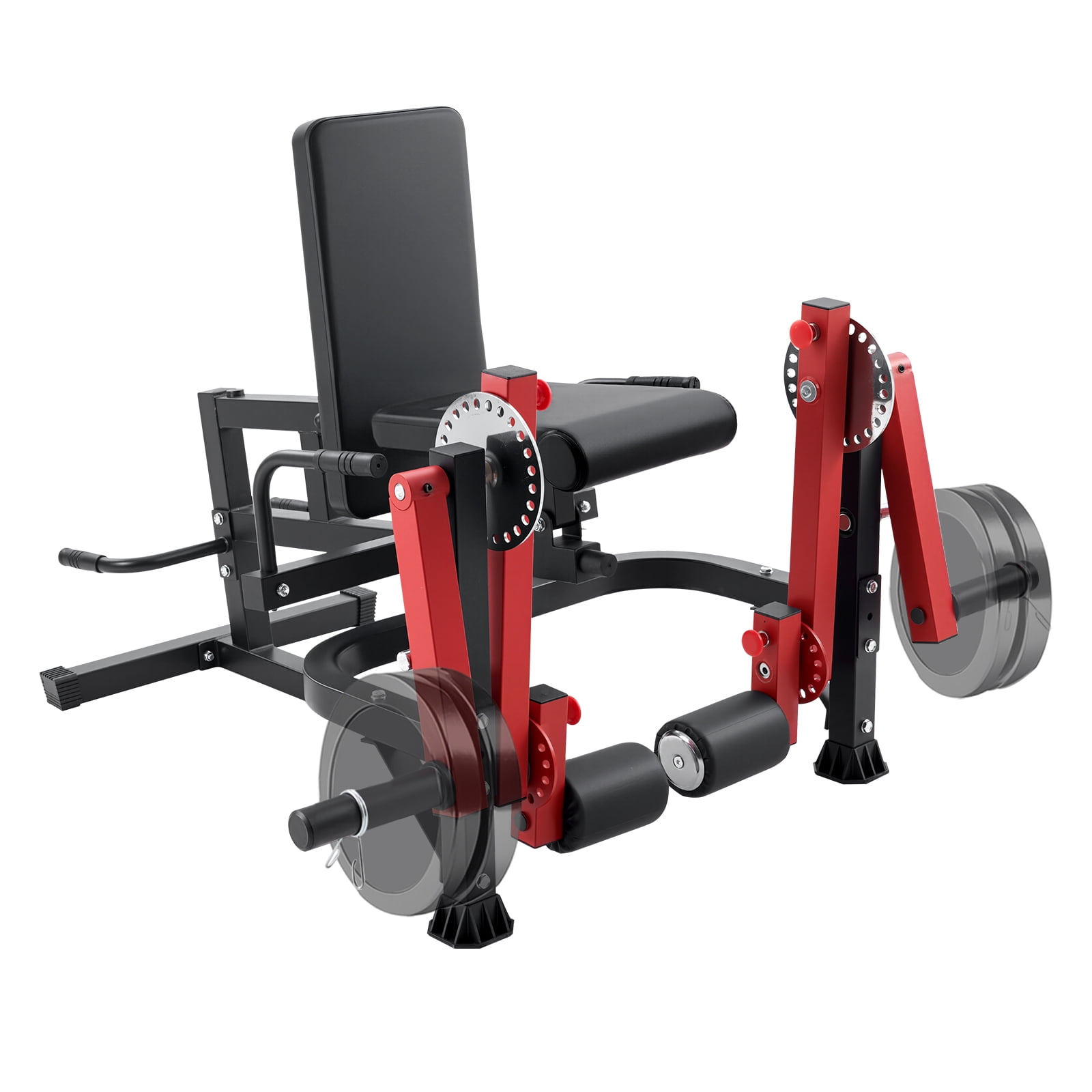 VEVOR Leg Extension and Curl Machine, Seated Leg Rotary Extension for ...