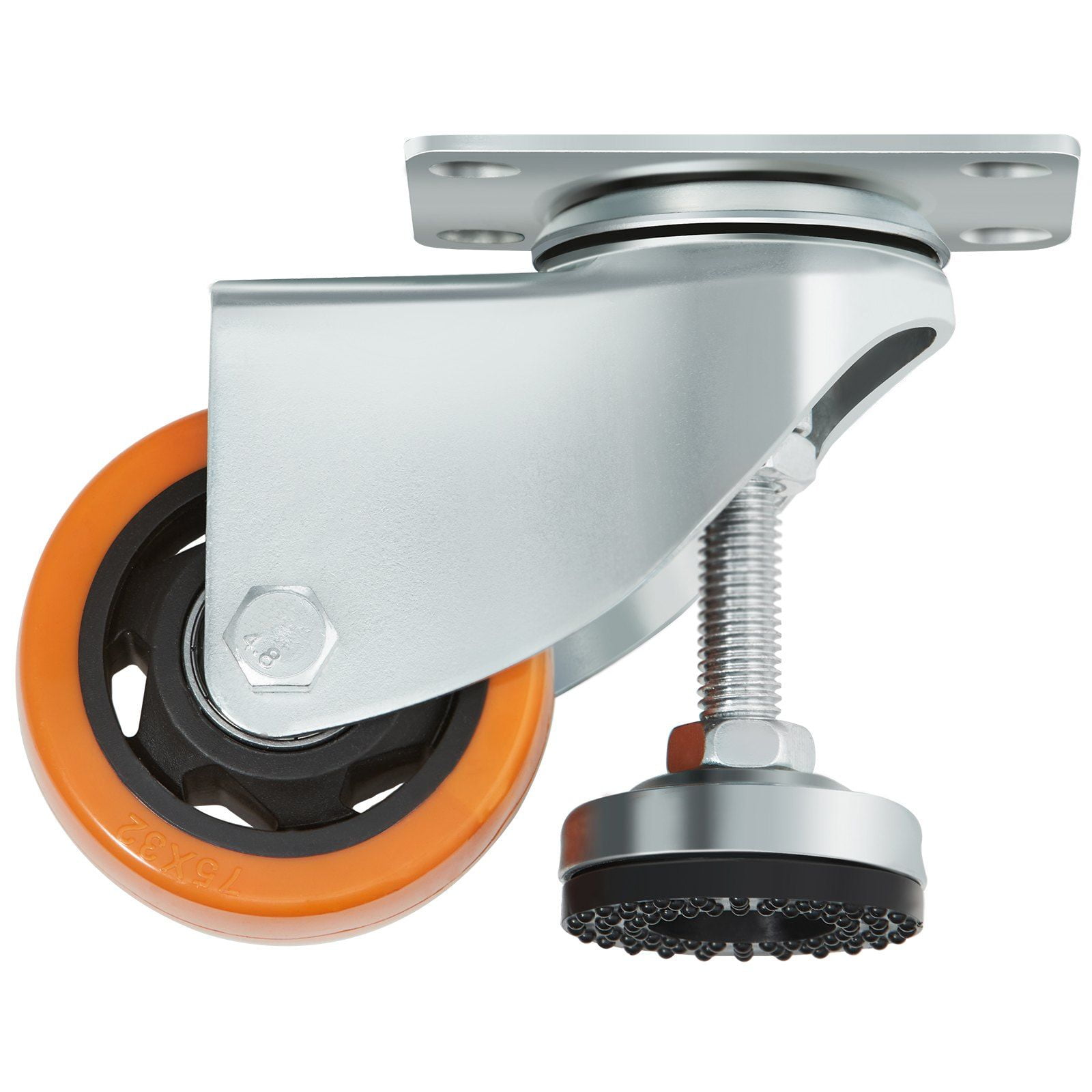 VEVOR Leveling Casters, Set of 4, 720 lbs Total Load Capacity, 3 inches ...