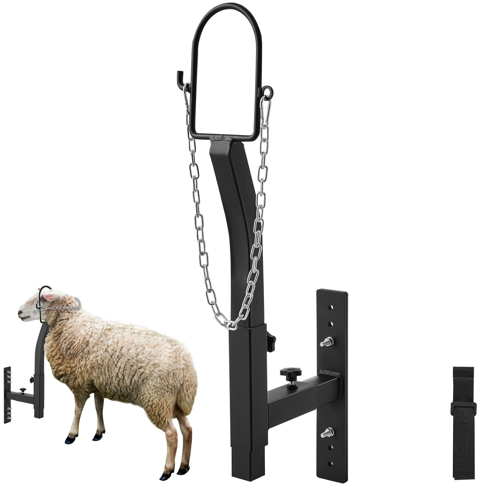 VEVOR Livestock Trimming Stand, Goat & Sheep Stand 9.37-12.8 inch ...
