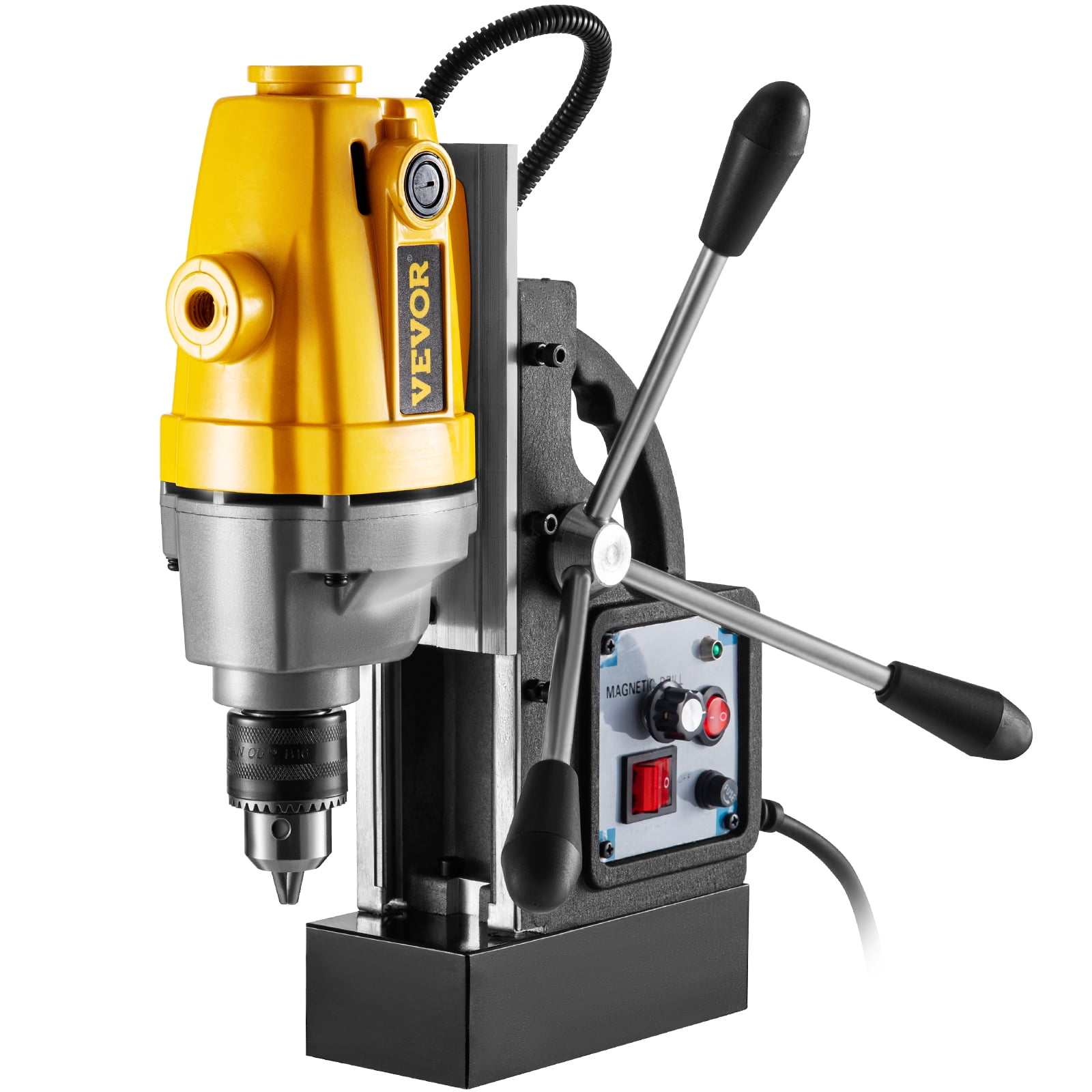 VEVOR Magnetic Drill, 750W Magnetic Base Drill, 0.5" Max Boring ...