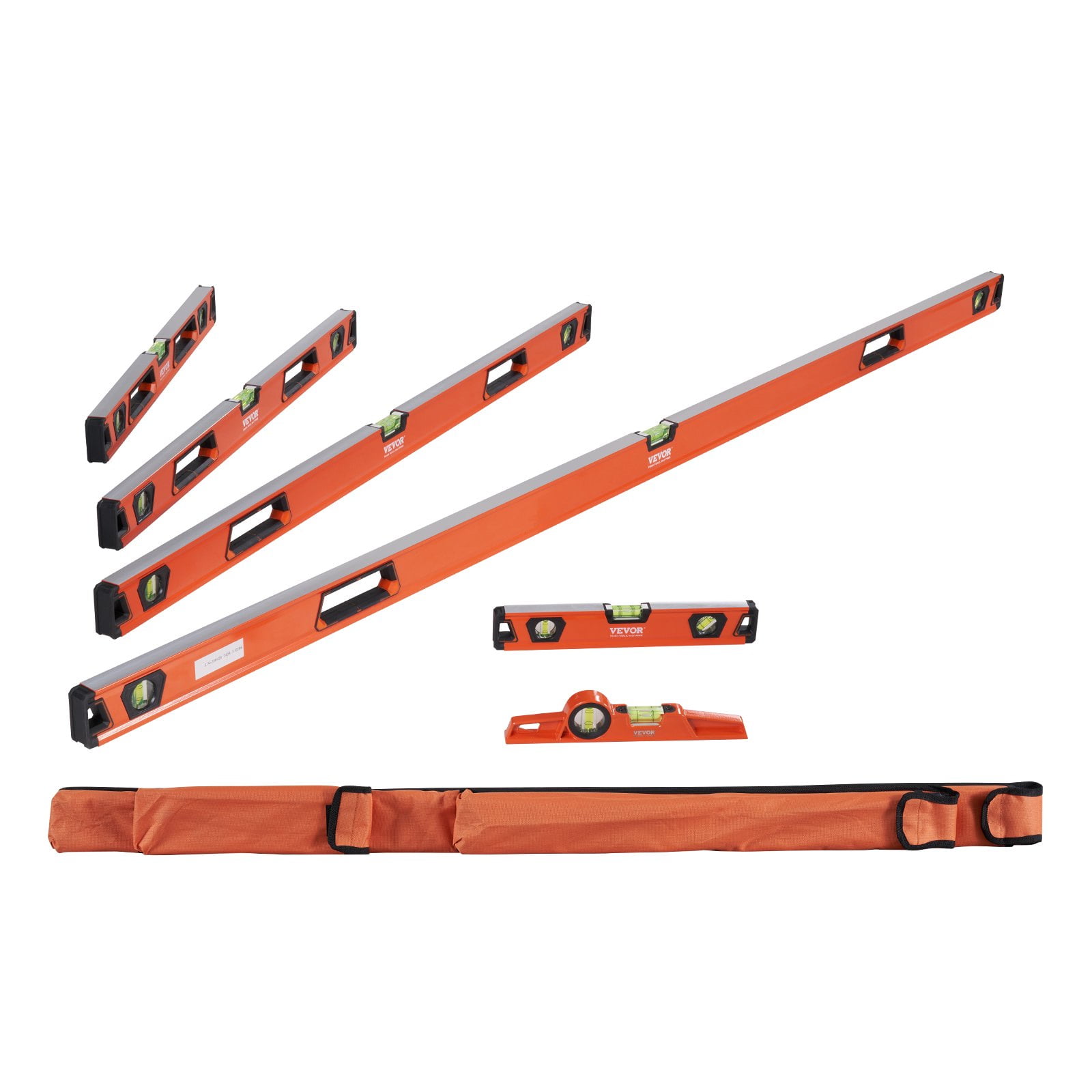 VEVOR Magnetic Torpedo Level Set , 78/48/32/24/16/10 inches, Aluminum ...