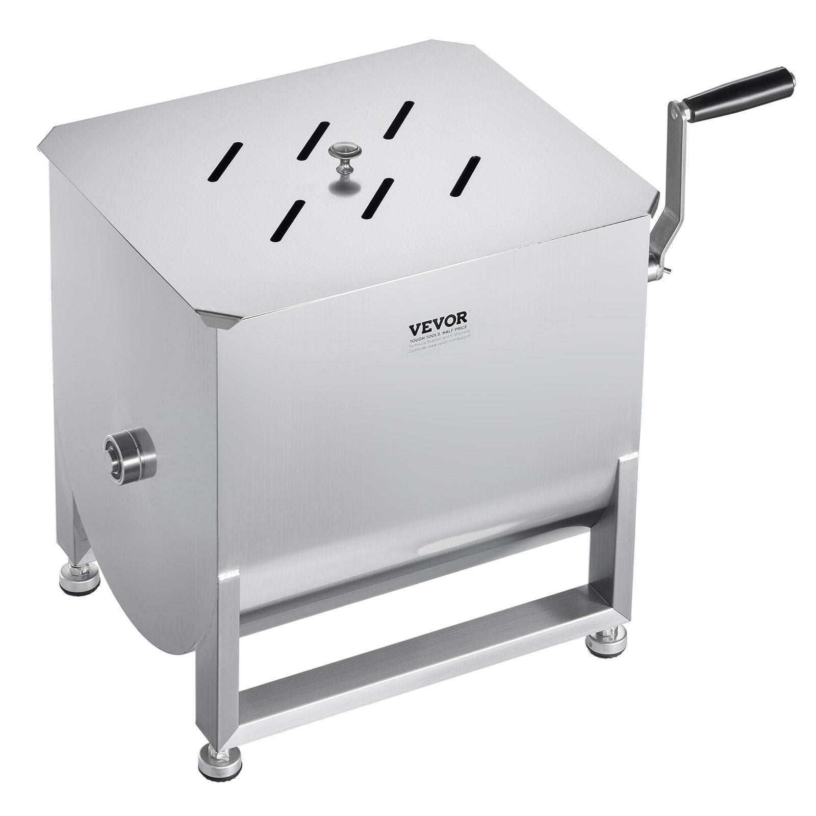 VEVOR Manual Meat Mixer, 40L Fixed Tank Meat Processing Equipment ...