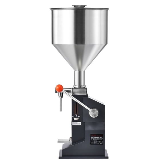 VEVOR Manual Paste Liquid Filling Machine, 5-100ml Bottle Filler ...