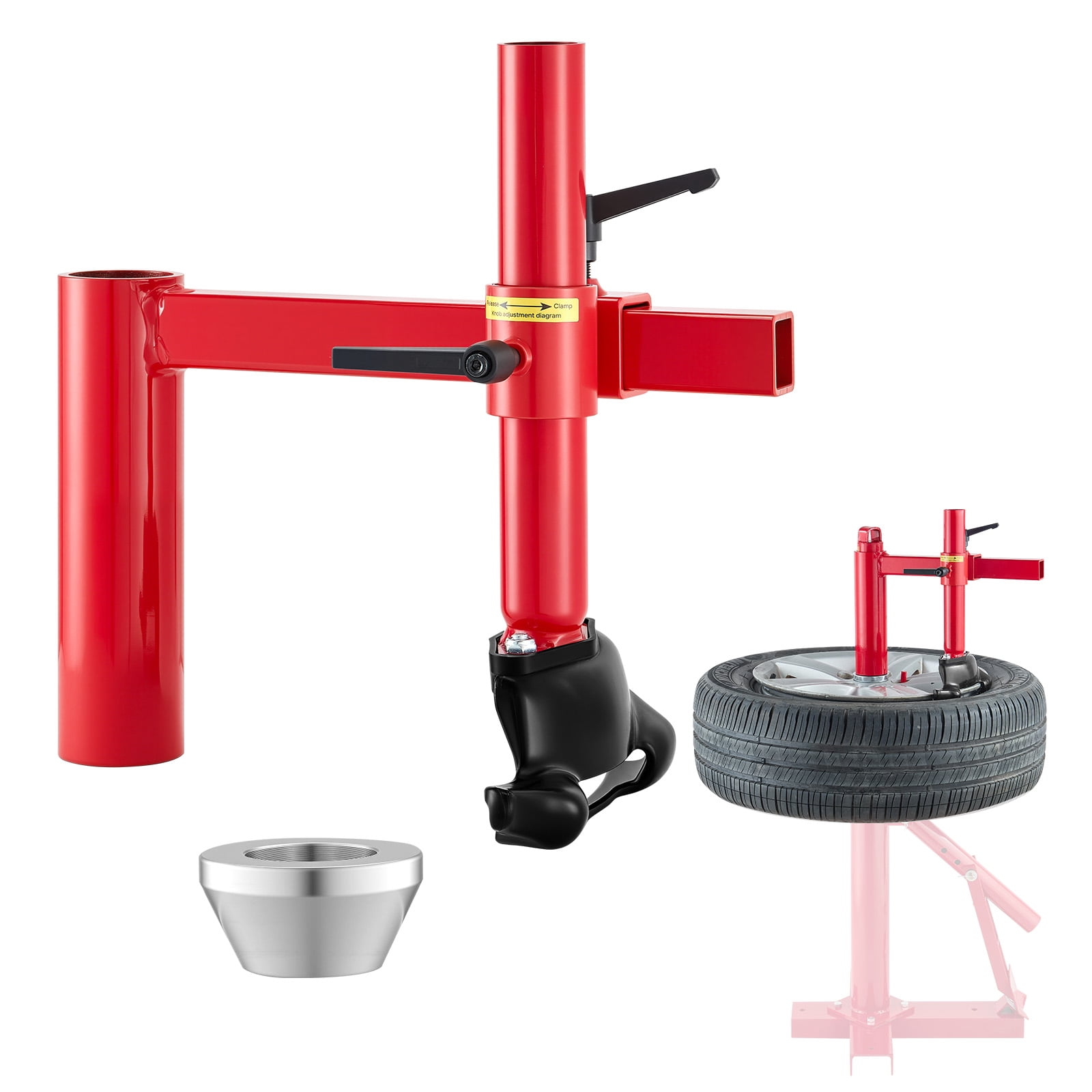 VEVOR Manual Tire Changer Duck Head Kit with Silver Cone, Fit for 16 ...