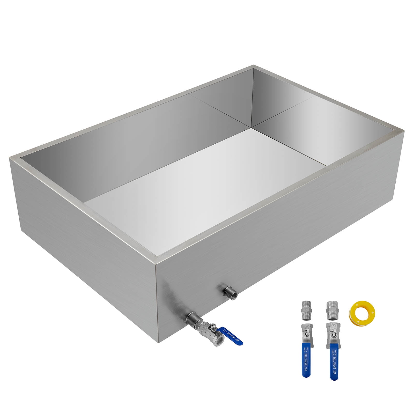 VEVOR Maple Syrup Evaporator Pan 36x24x9.5 Inch Stainless Steel Maple ...