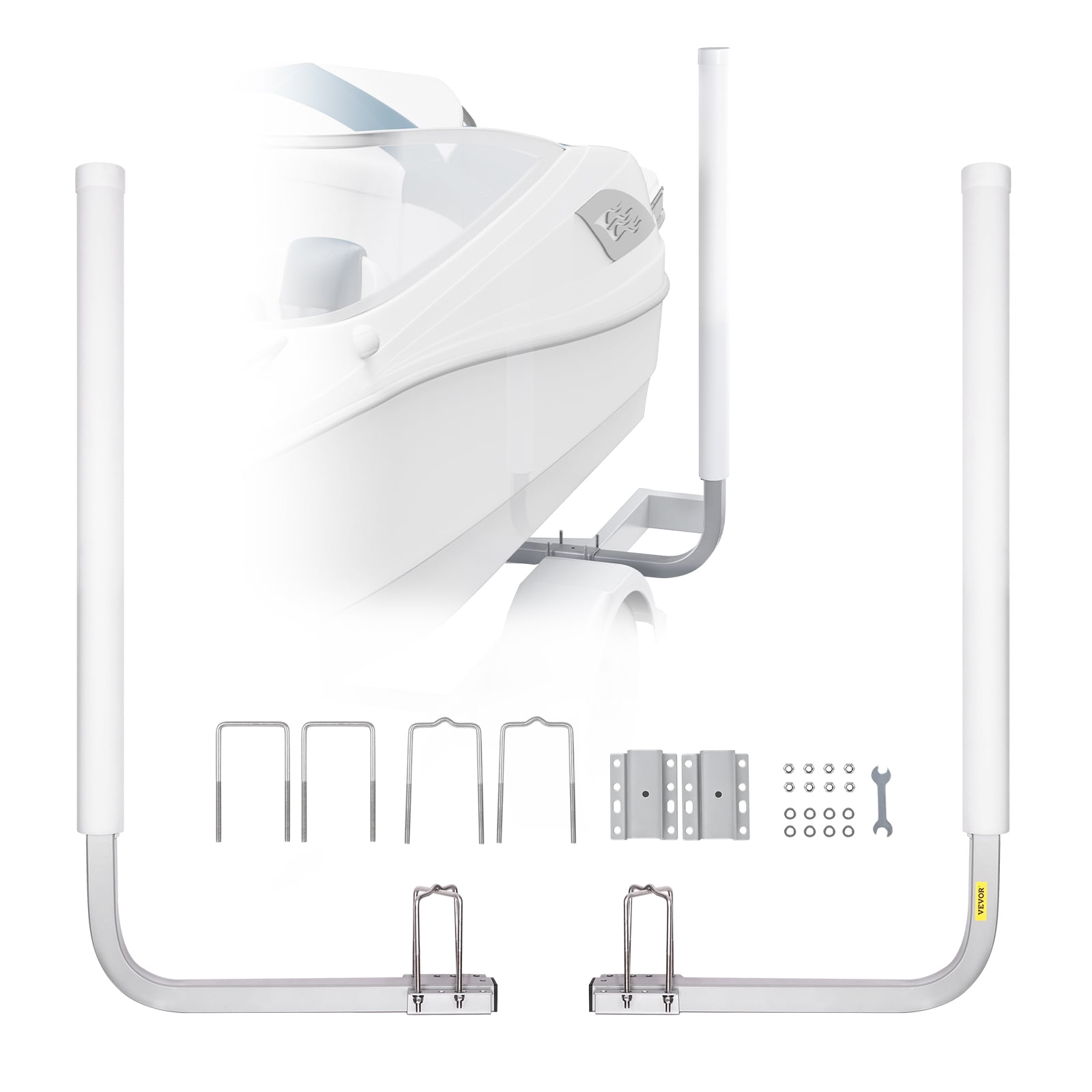 VEVOR Marine Trailer Assistant, 43in. Flexible Height Guide Poles, Pair ...