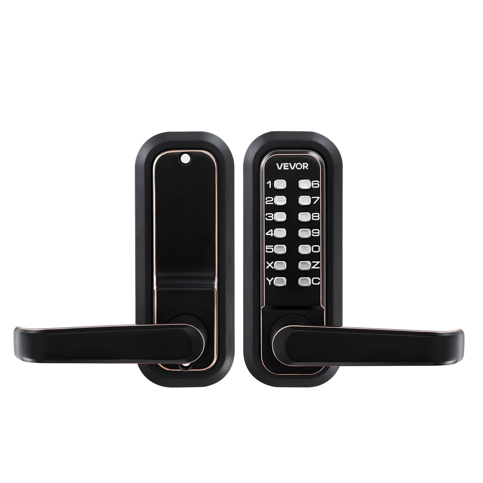 VEVOR Mechanical Keyless Entry Door Lock, 2.0 Code Upgrade, 4-7 Digits ...