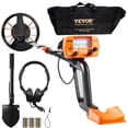 VEVOR Metal Detector, 8" Waterproof Search Coil, Adjustable 38"-49 ...