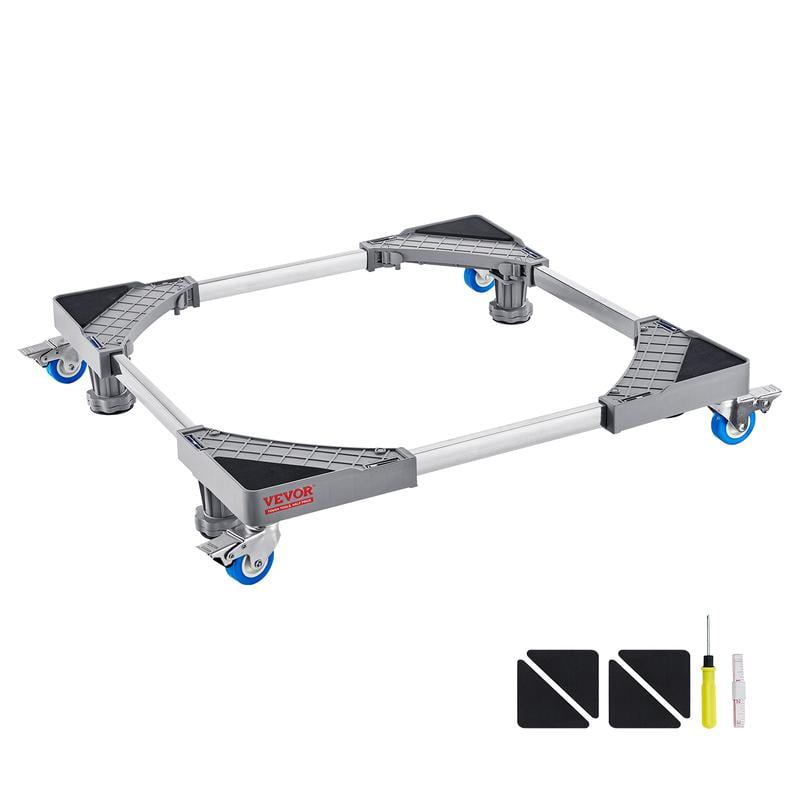 VEVOR Mini Fridge Stand, 400 lbs Load, 4 Strong Feet, 4 Locking Swivel ...