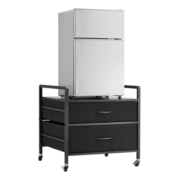 VEVOR Mini Fridge Stand with Storage, 176 lb-Capacity Mini Fridge Table ...