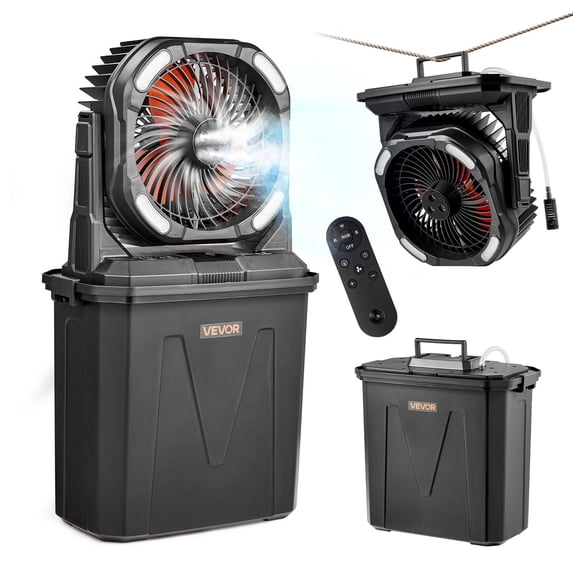 VEVOR Misting Fan, More than 2700RPM Motor Mister Fan, Mister Cooling ...