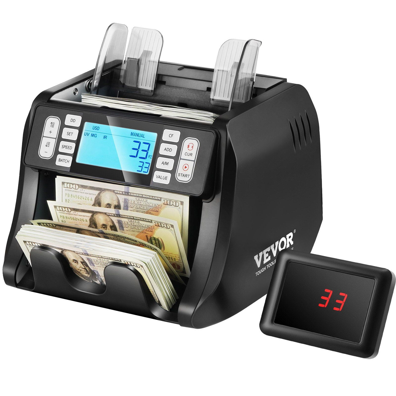 VEVOR Money Counter Machine, Bill Counter with UV, MG, IR and DD ...