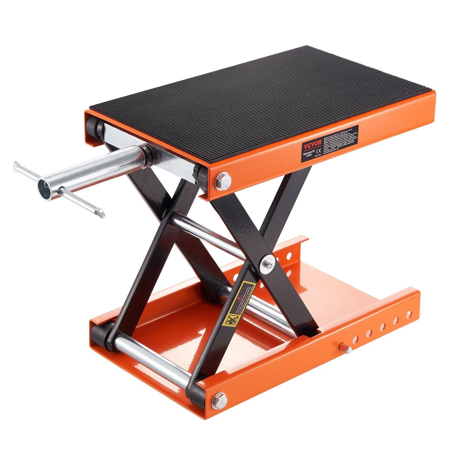 VEVOR Motorcycle Lift, 1100 LBS Motorcycle Scissor Lift Jack with Wide ...