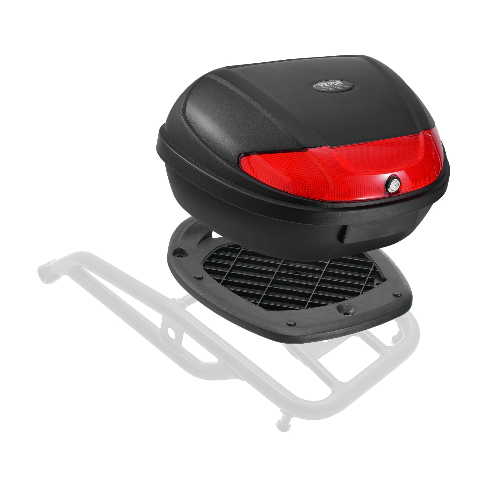 VEVOR Motorcycle Top Case, Universal Durable PP Material Motorbike Tail ...
