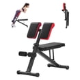 VEVOR Multi-Functional Weight Bench for Full Body Workout, Roman Chair ...