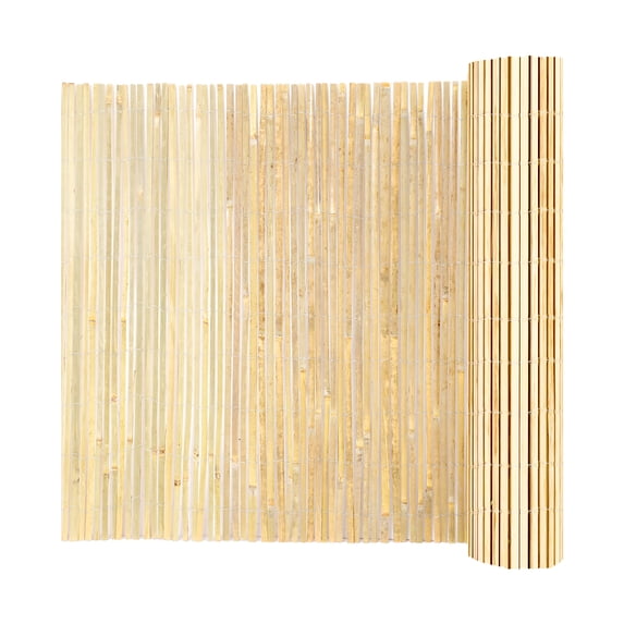 VEVOR Natural Bamboo Privacy Fence Screen, Eco-Friendly Privacy Bamboo ...