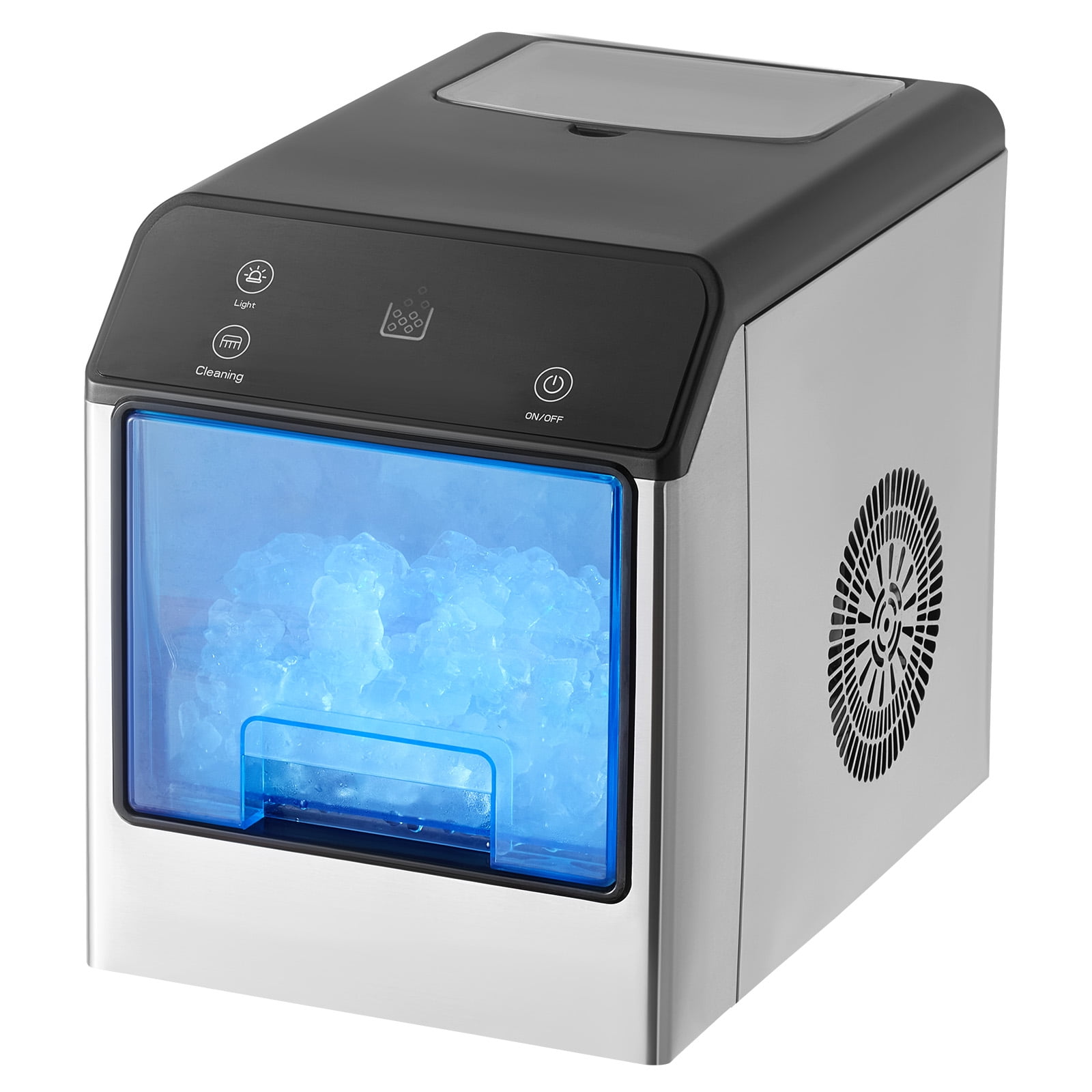VEVOR Nugget Ice Maker, 33lbs/24H Pebble Ice Maker with Self Cleaning ...
