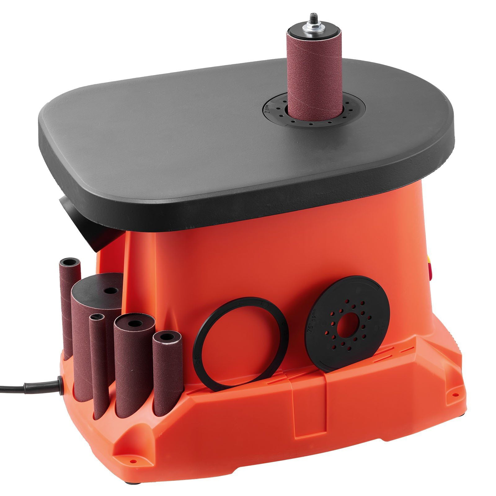VEVOR Oscillating Spindle Sander, 2400RPM Benchtop Spindle Sander with ...