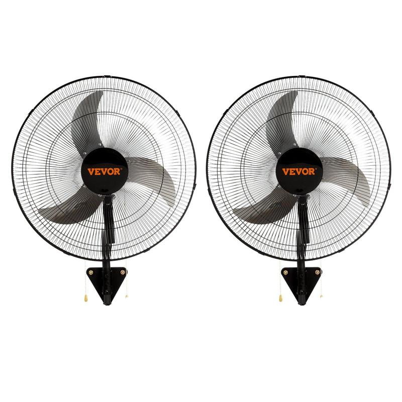 VEVOR Oscillating Wall Mount Fan, 20 Inch, 3-speed High Velocity Max ...