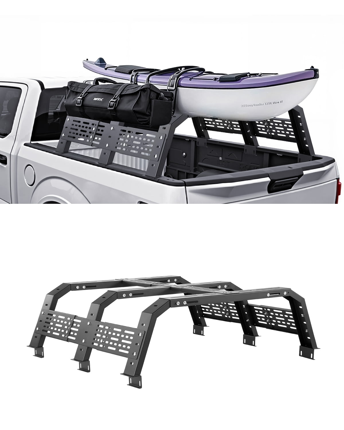 VEVOR Overland Truck Bed Rack, 49.2-67.9 in Width, Adjustable Overland ...