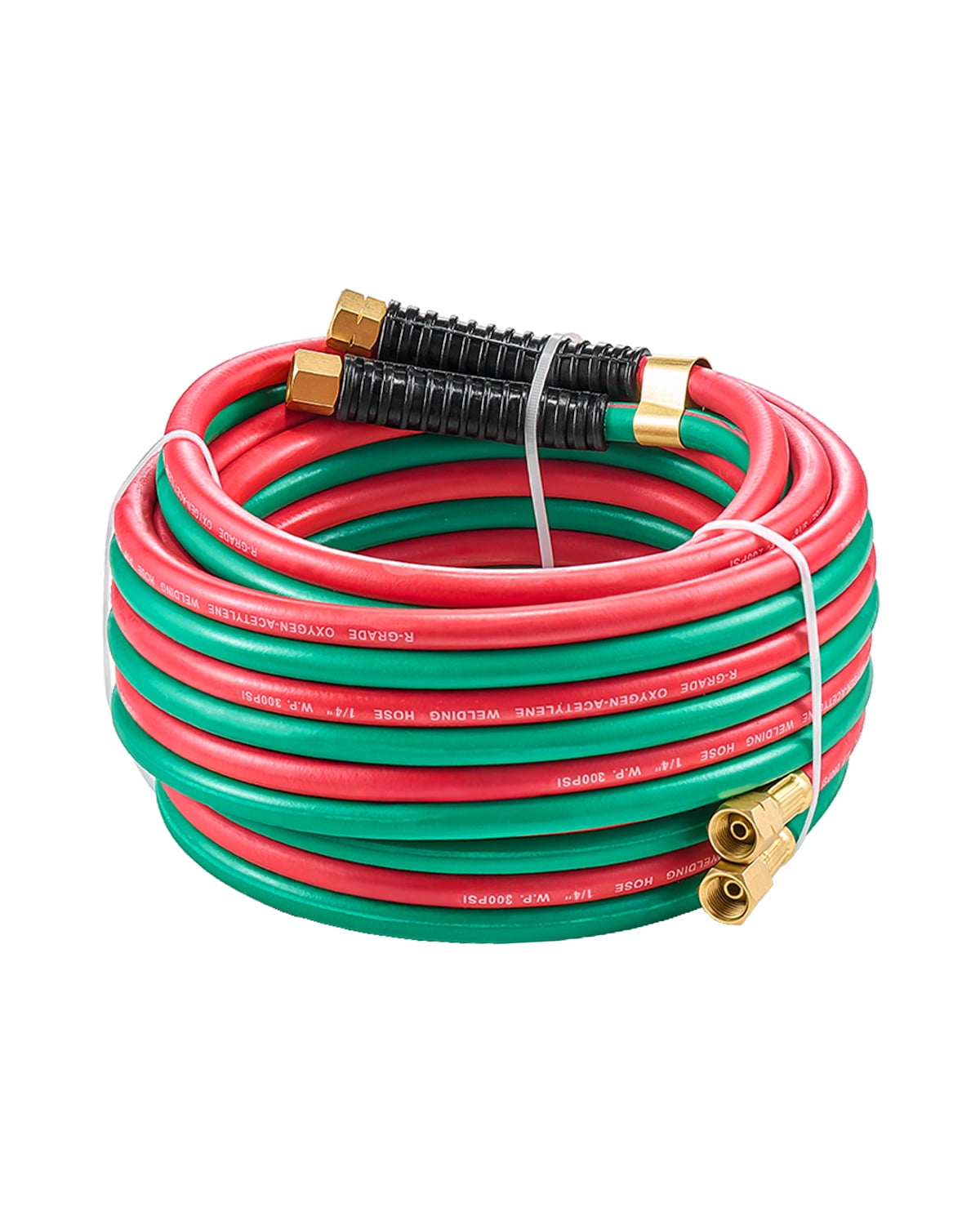 VEVOR Oxygen Acetylene Hose, 1/4-Inch x 25FT Oxy Acetylene Hose with 9/ ...
