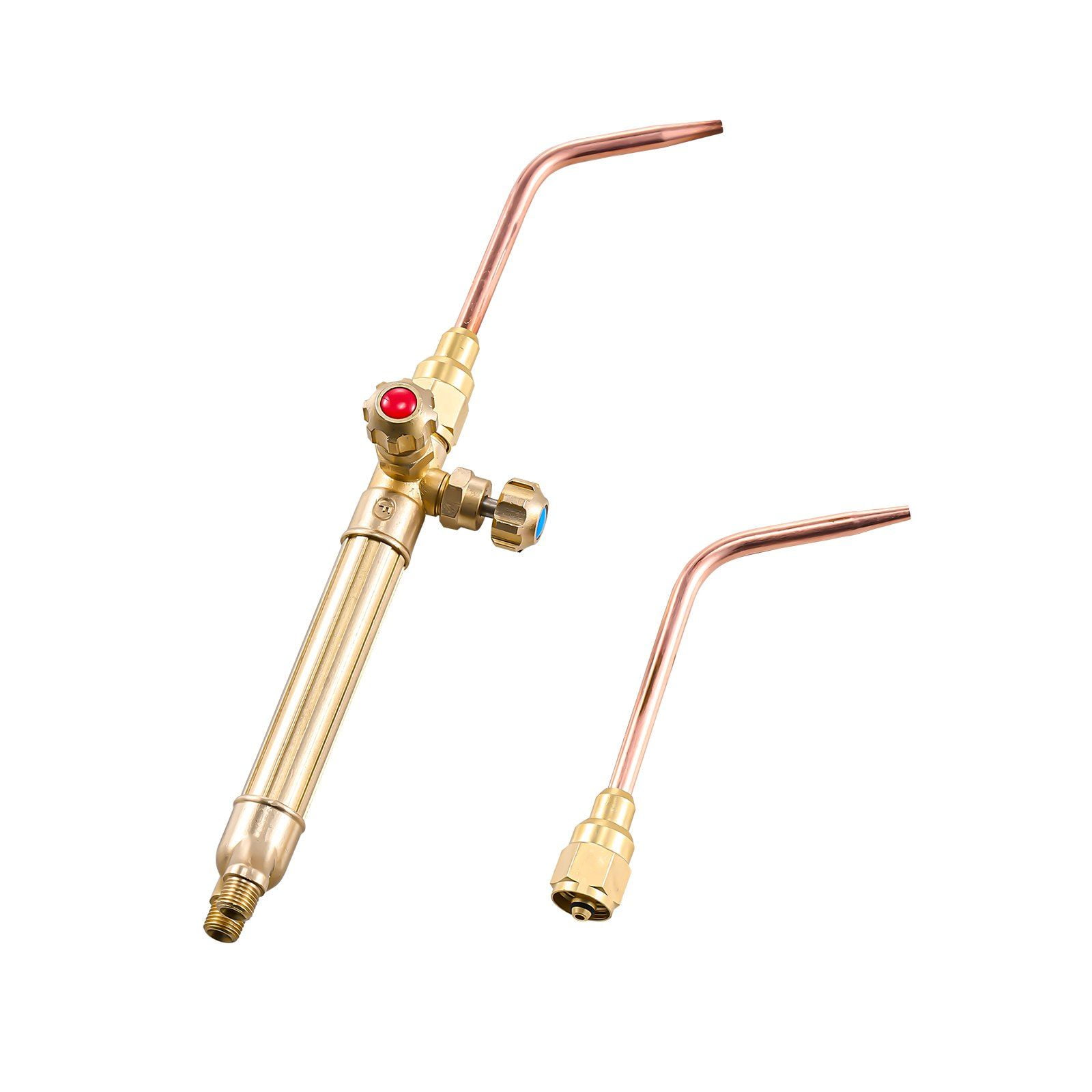 VEVOR Oxygen Acetylene Torch Kit, Gas Welding Torch Kit, 14PCS Portable ...