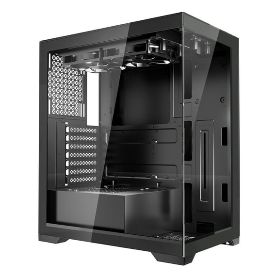 VEVOR PC Gaming Case, Mid-Tower, Computer Case with High-Airflow ...