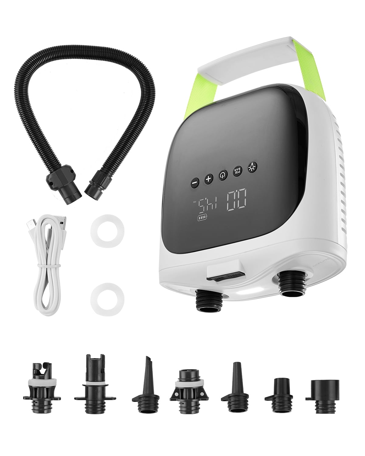 VEVOR Paddle Board Pump, 20PSI High Pressure, Rechargeable Battery ...