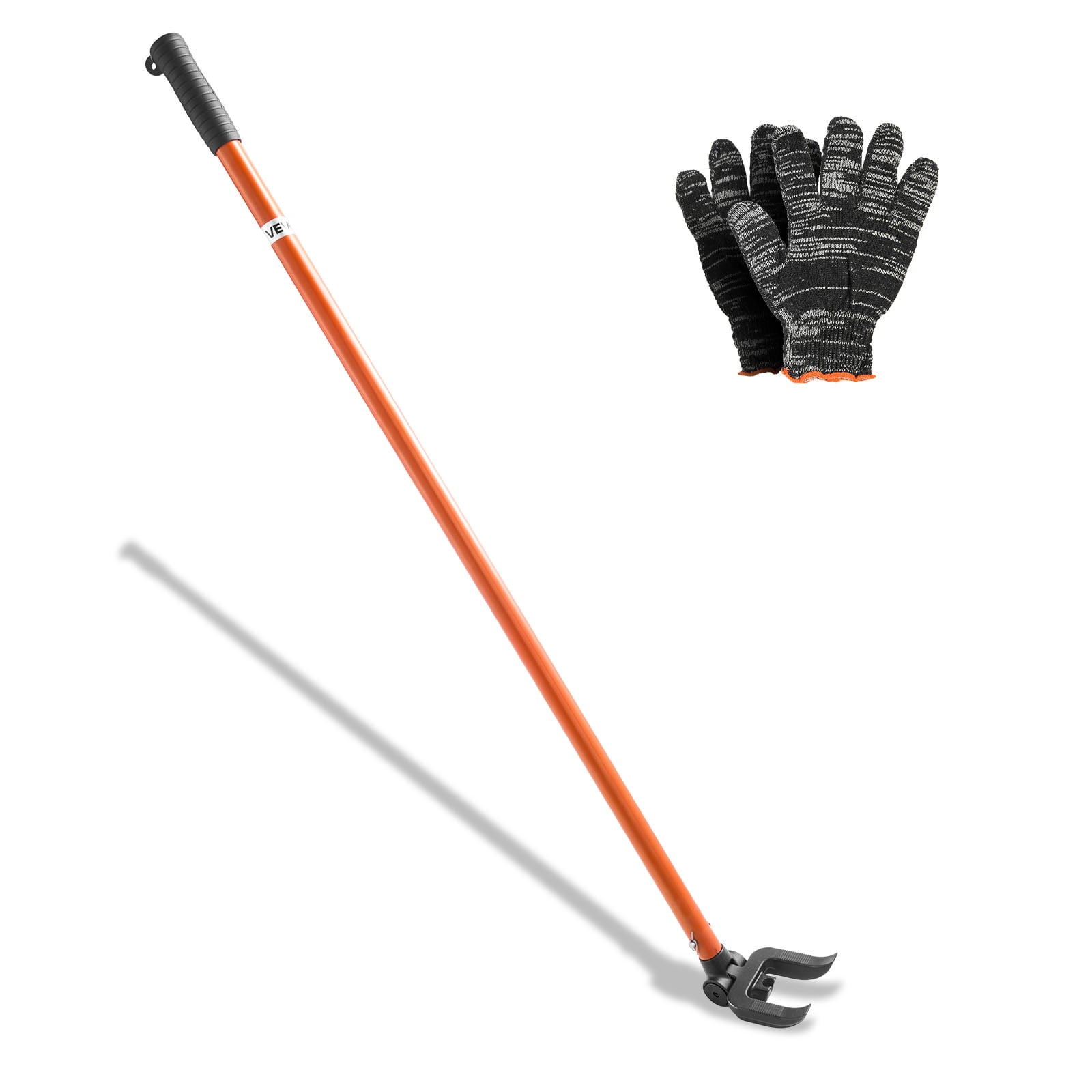 VEVOR Pallet Buster Tool, 44 Inch Carbon Steel Handle Wrecking Pry Bar ...