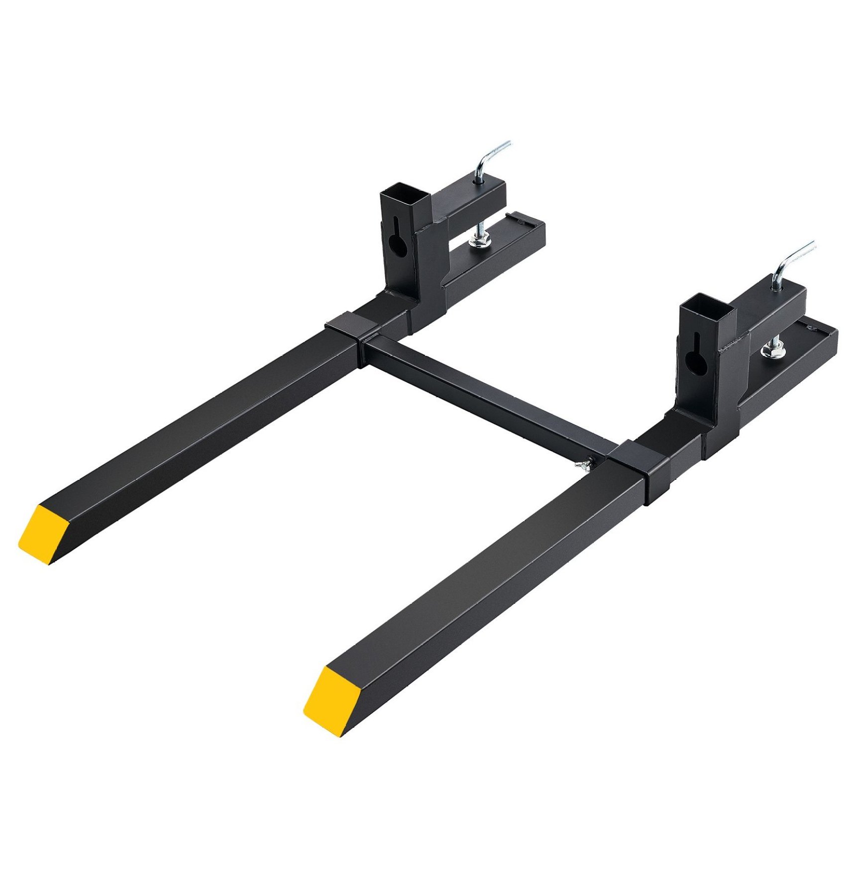 VEVOR Pallet Forks 2000 lbs Capacity - Clamp on Tractor Forks 43" Heavy ...