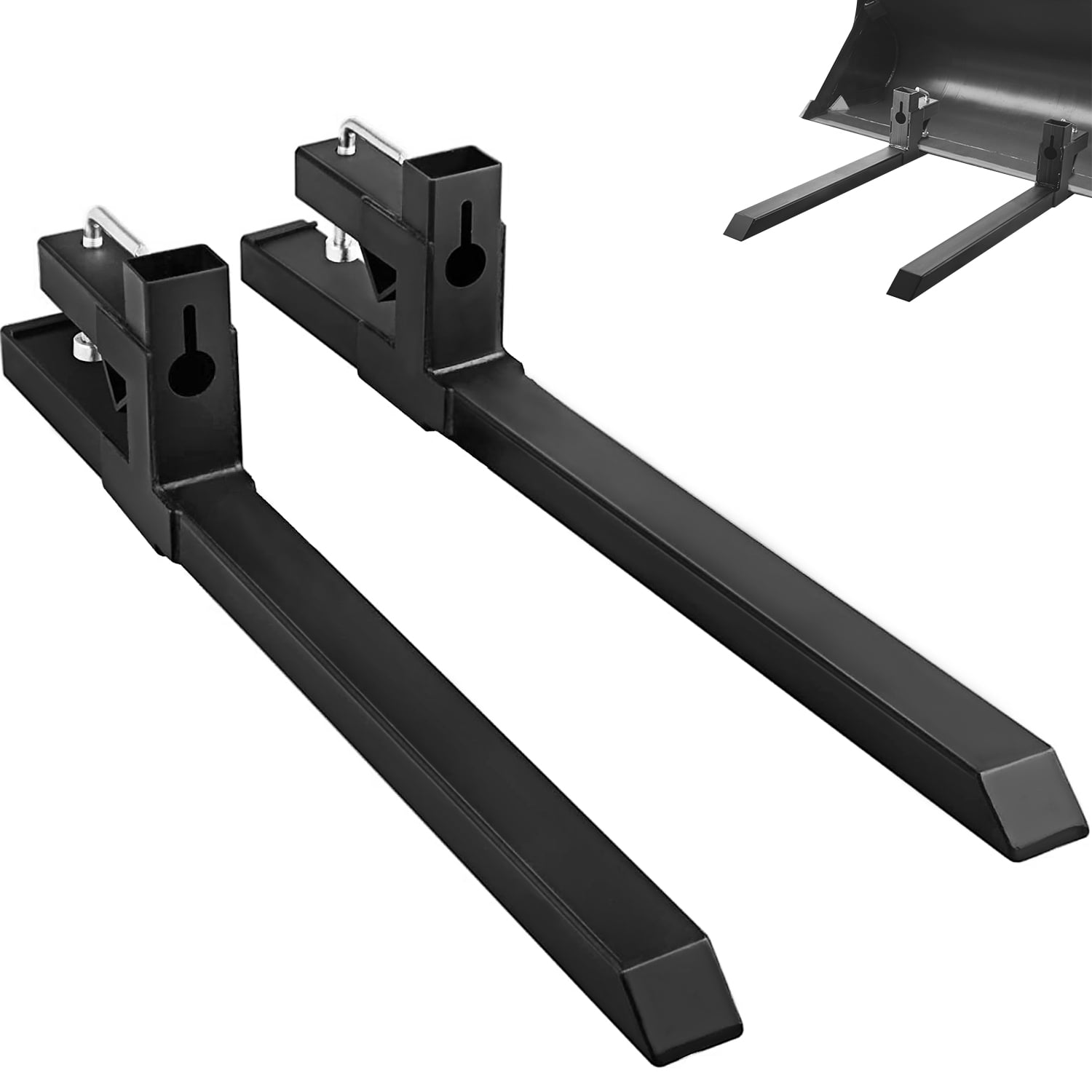 VEVOR Pallet Forks 2000lbs Capacity Tractor Forks for Loader Tractor ...