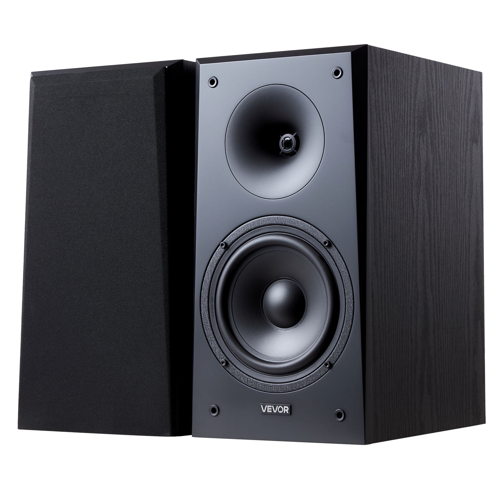 VEVOR Passive Bookshelf Speaker, 300W, Book Shelf Stereo Speakers with ...