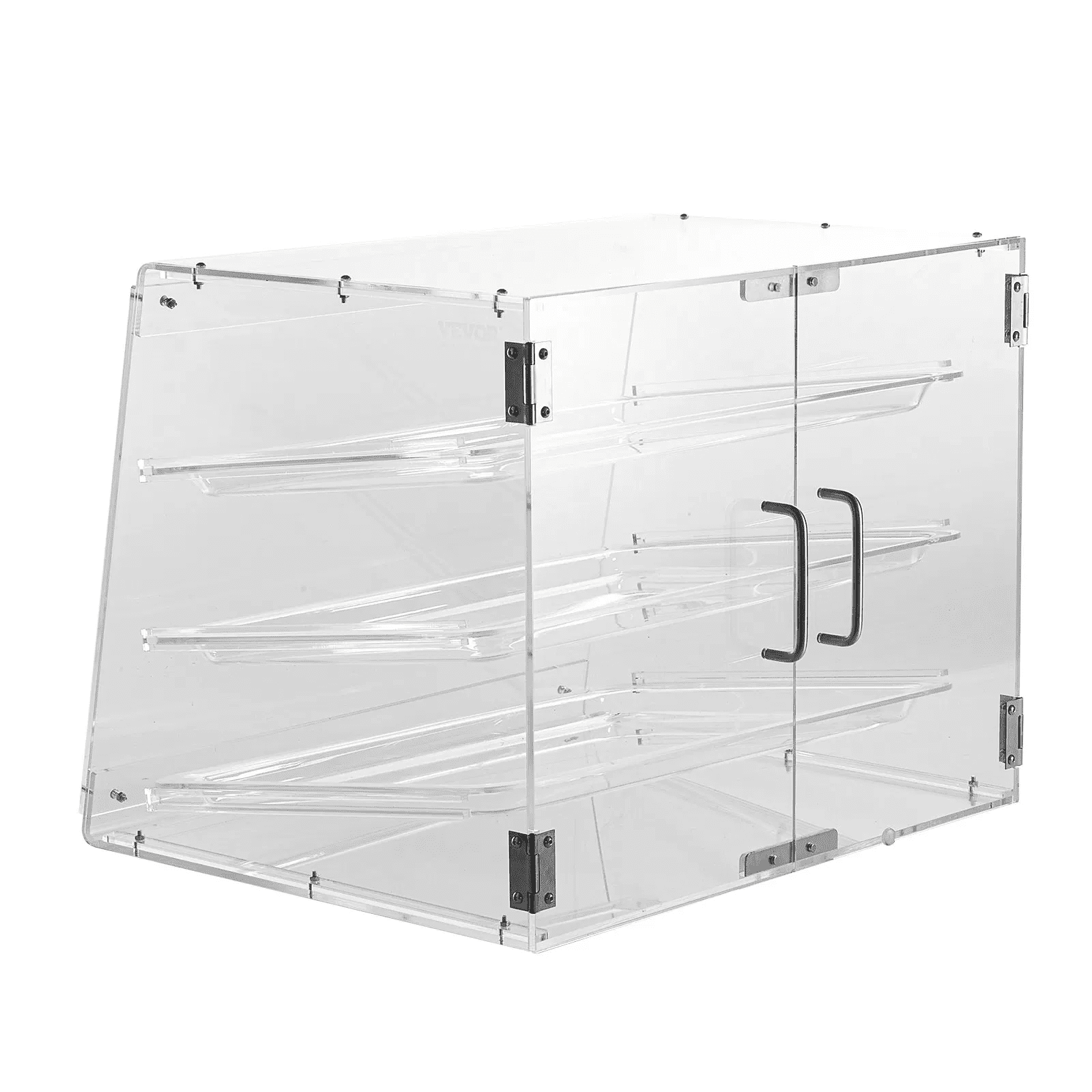 VEVOR Pastry Display Case, 3-Tier Commercial Countertop Bakery Display ...