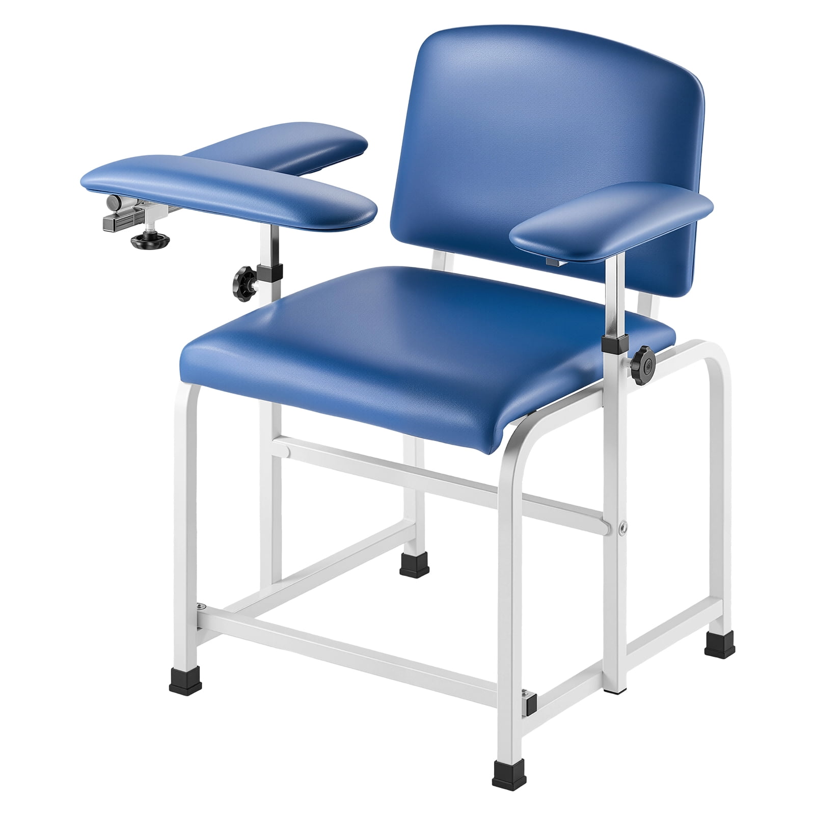 VEVOR Phlebotomy Chair, Blood Draw Chair with Adjustable Armrests and ...