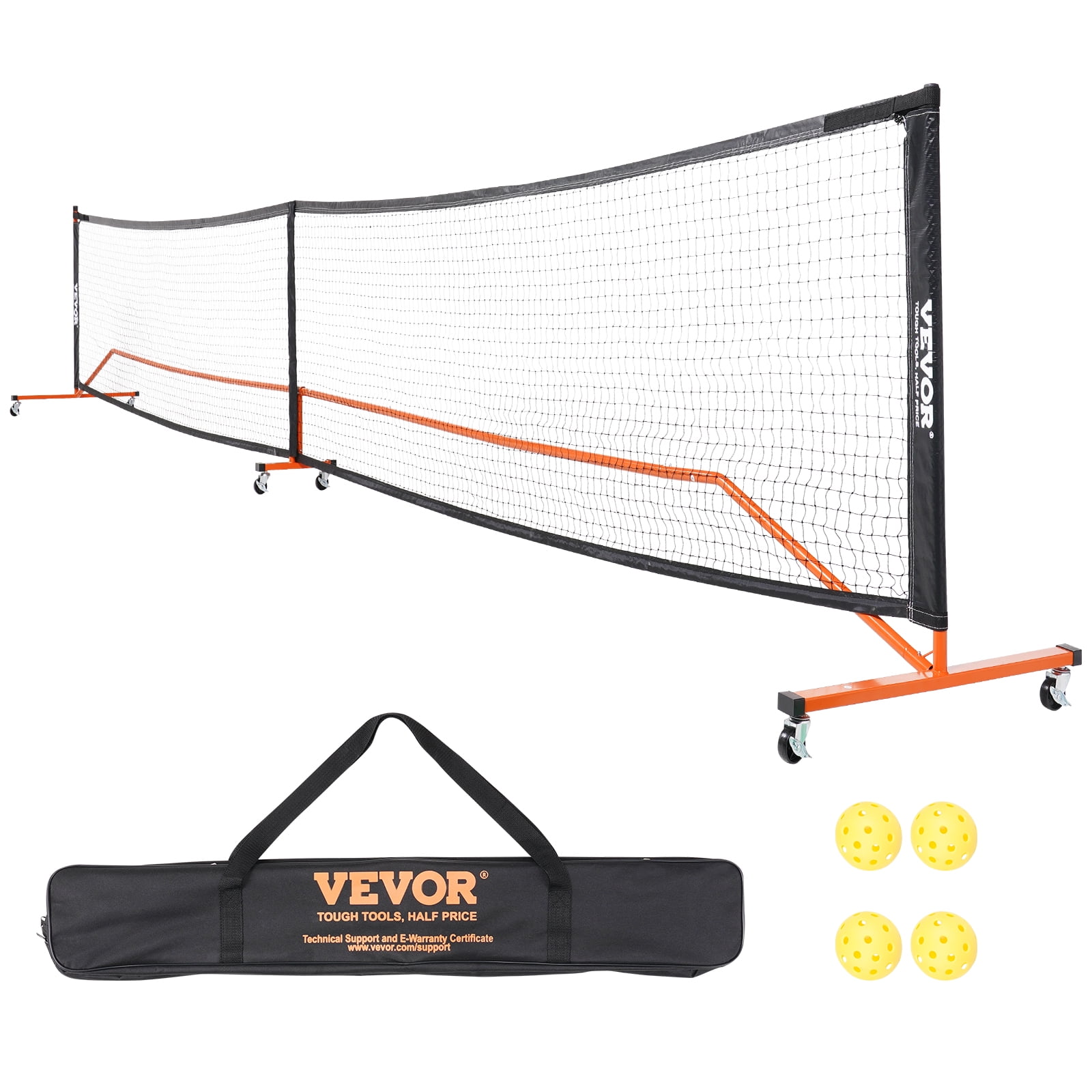 VEVOR Pickleball Net Set, 22FT Regulation Size Portable Pickleball ...