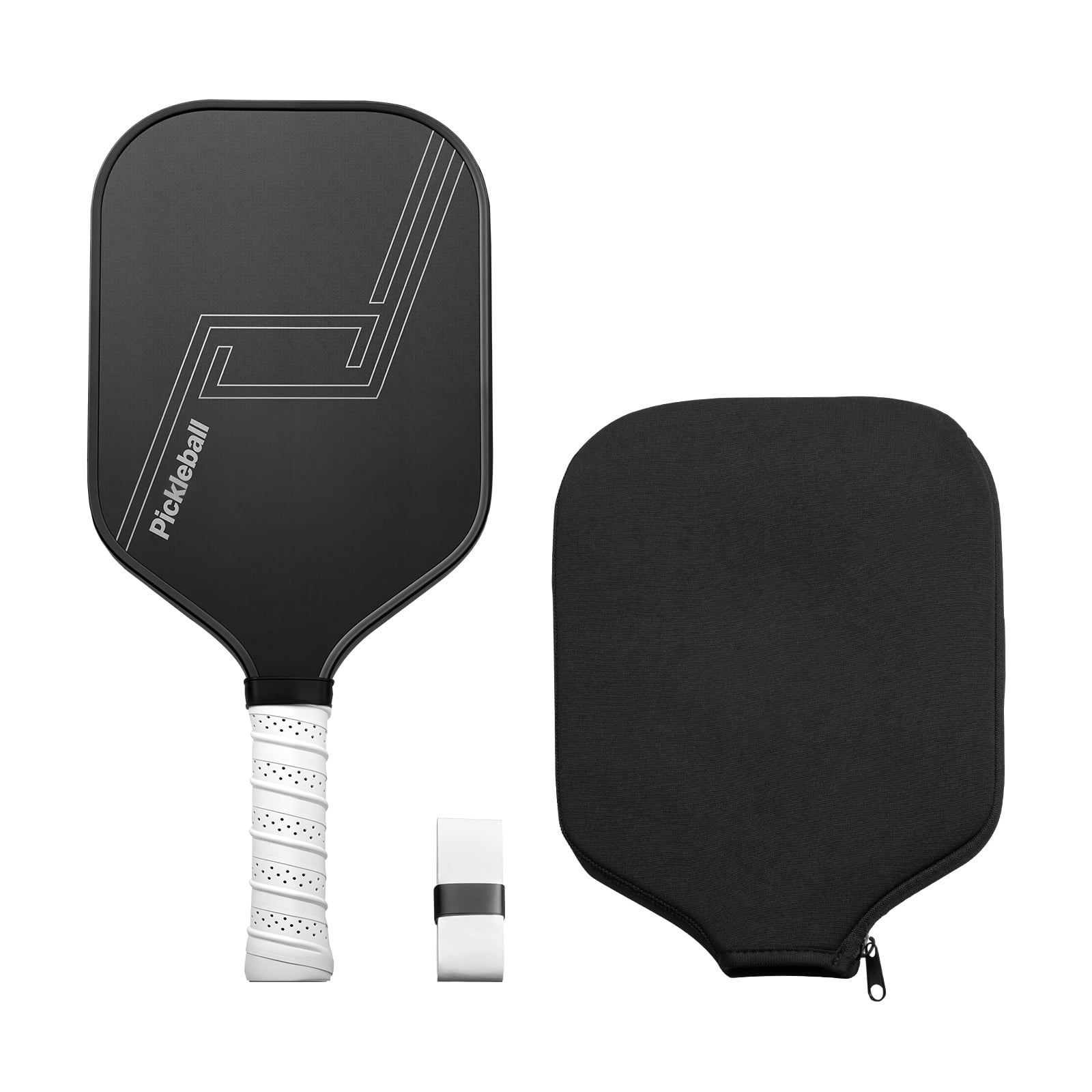 VEVOR Pickleball Paddle, T700 Carbon Fiber Surface & Honeycomb Core ...