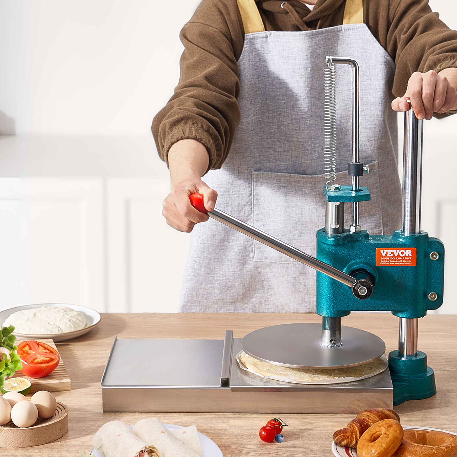 INTBUYING Commercial High-speed Press Dough Machine Dough Sheeter with ...