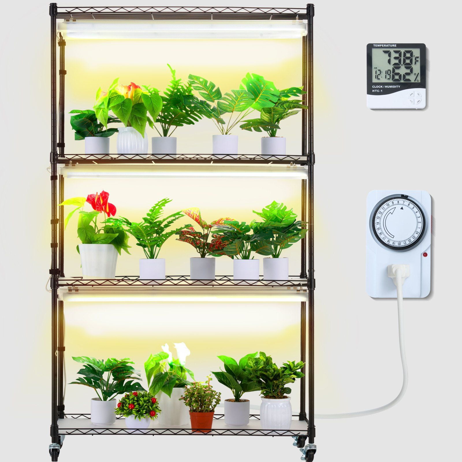 Inspiring Plant Stand With Grow Light Photos