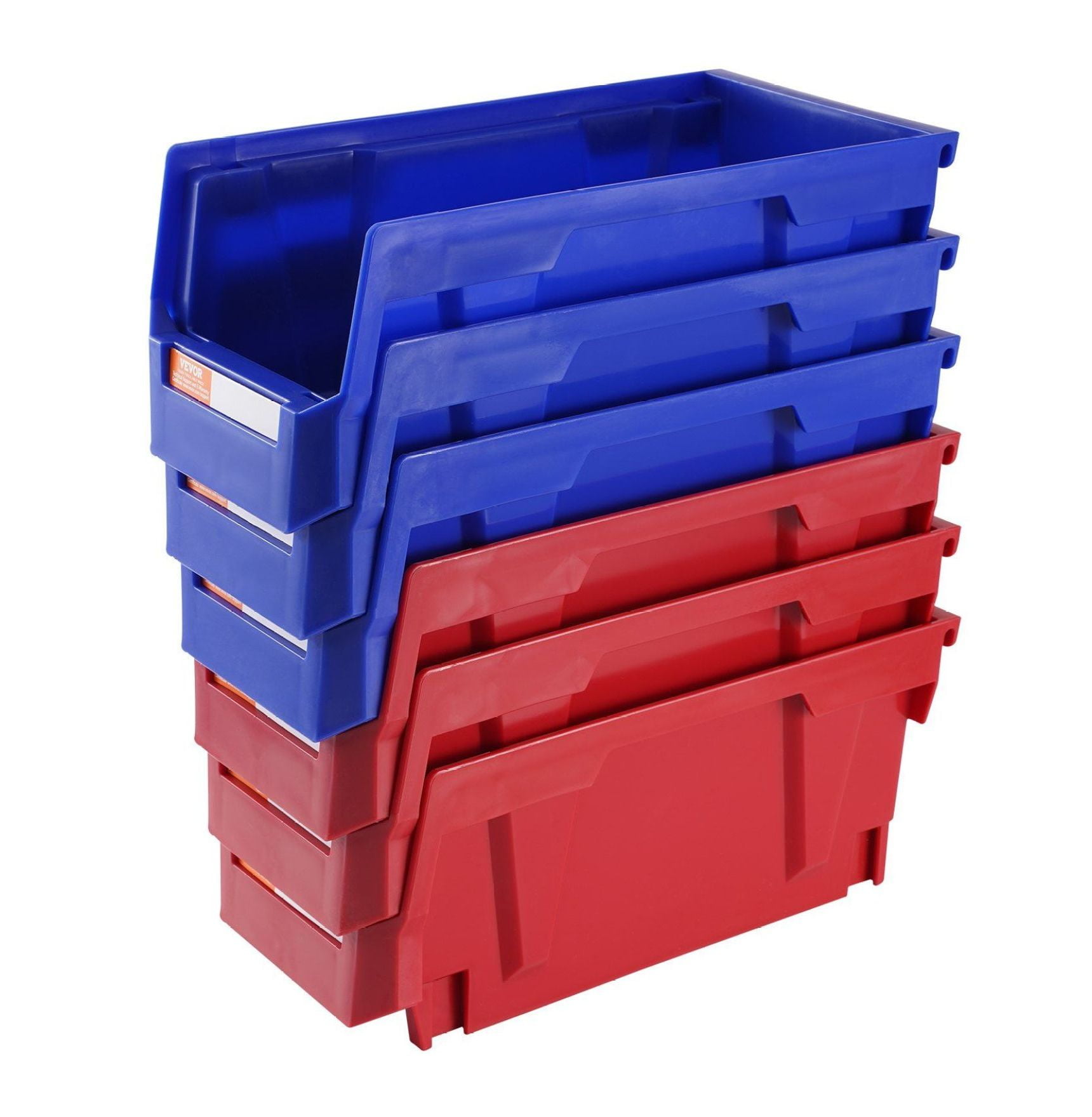 VEVOR Plastic Storage Bin, (11-Inch x 5-Inch x 5-Inch), Hanging ...