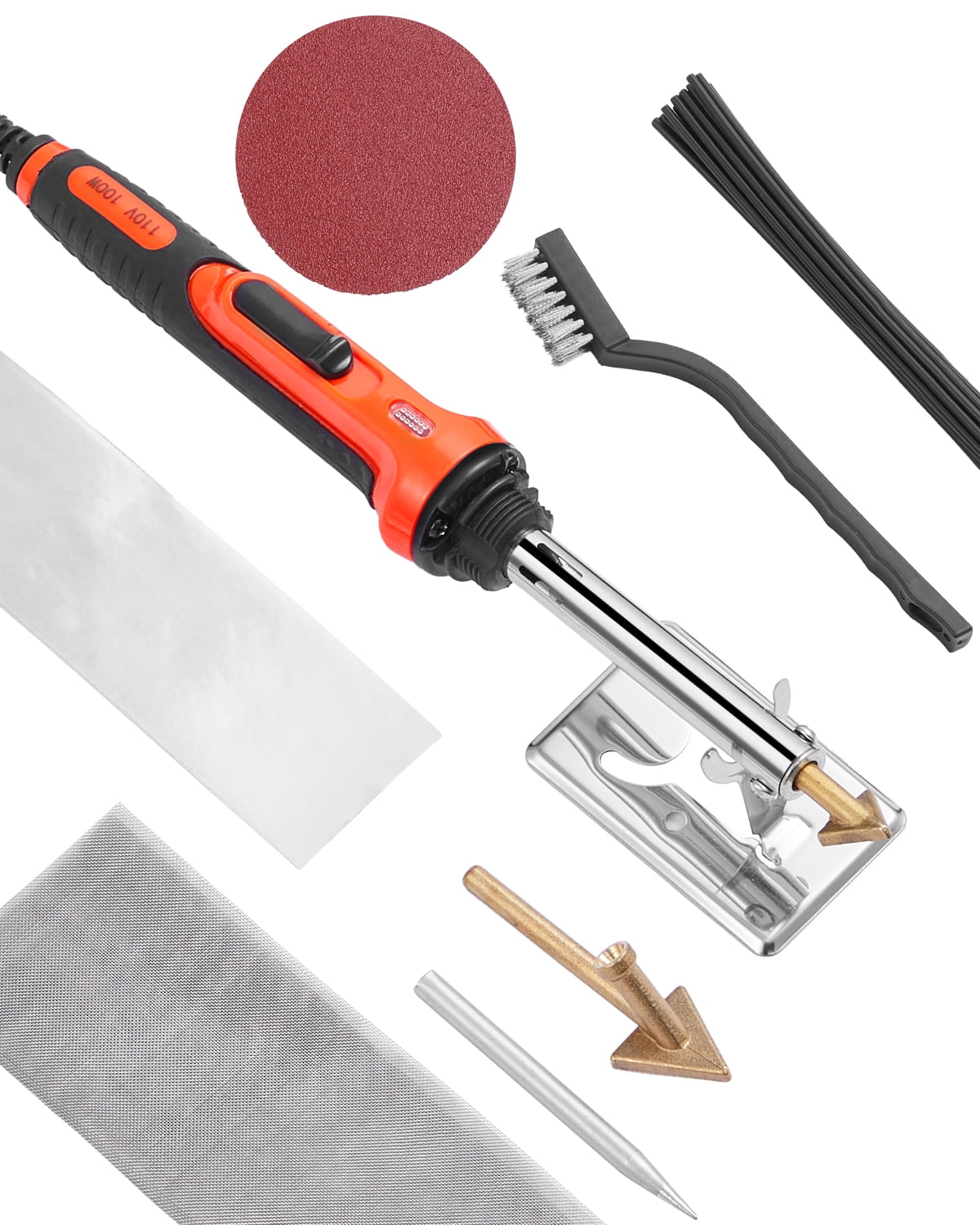 VEVOR Plastic Welder Kit, 60W/100W Dual-Power Plastic Welding Soldering ...